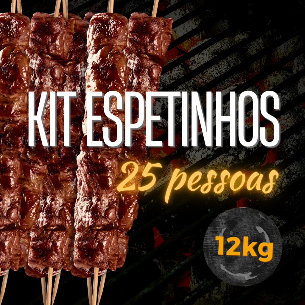Kit Espetinhos para 25 pessoas | Webfesta.com